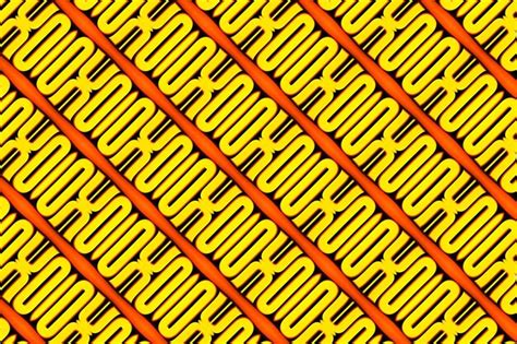 Premium Photo Yellow Pattern