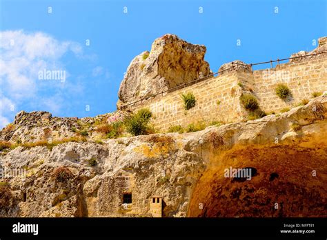 Stone Architecture Of Matera Puglia Italy The Sassi And The Park Of