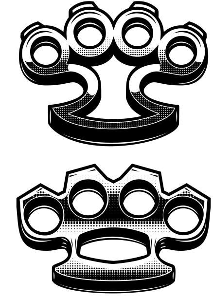 Brass Knuckle Illustrations Royalty Free Vector Graphics And Clip Art