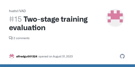 Two Stage Training Evaluation Issue Hustvl Vad Github