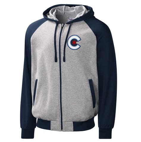 Chicago Cubs City Connect Full Zip Hooded Sweatshirt Wrigleyville Sports