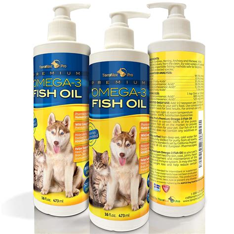 Terramax Pro Premium Liquid Omega 3 Fish Oil For Dogs And Cats