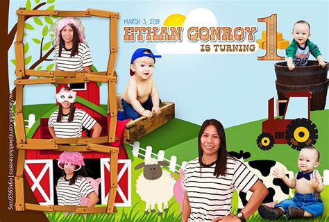 Ethan Conroy Barn Themed Birthday Photobooth By Pixeldust
