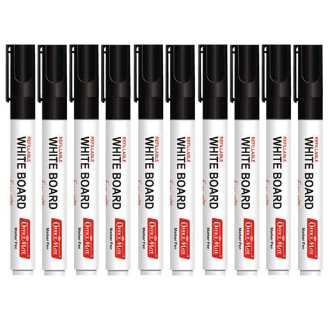 Soni Officemate Whiteboard Marker Pen For Office Pack Of 10