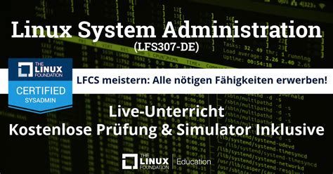 Jetzt Auch Auf Deutsch Linux System Administration Lfs307 De Linux Foundation Education