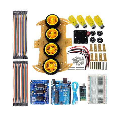 Arduino Bluetooth Controlled 4wd Smart Robot Car Kit Darazlk