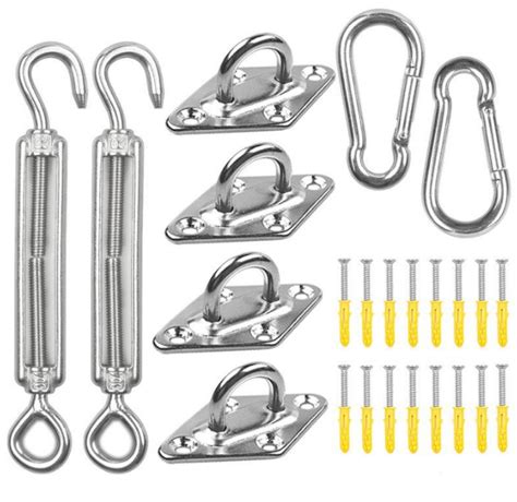 Kit De Fixação Para Toldo Aço Inoxidável Moda Cor Aqui Você Encontra Funcionalidade E Estilo