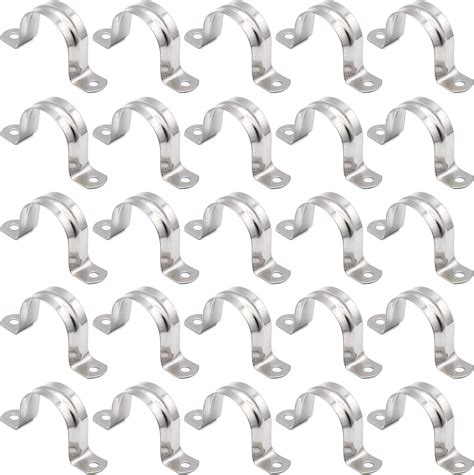 Edelstahl 304 Rohrschelle 20 Stück U Rohrschellen 20mm Metall