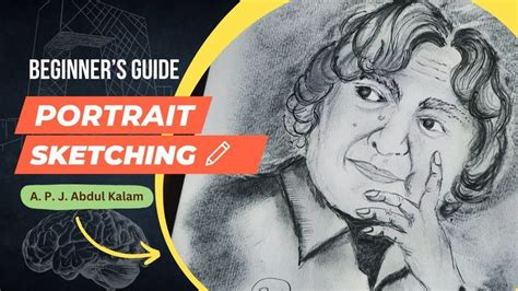 Apj Abdul Kalam Drawing Easy Step By Step Apj Abdul Kalam Portrait
