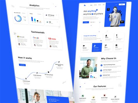 Forum Landing Page UI UX Design On Behance