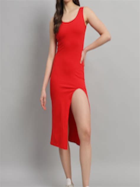 Buy Scorpius Bodycon Cotton Midi Dress Dresses For Women 26984814