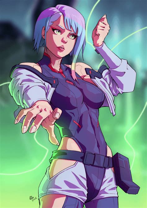 [fan Art] My Fan Art Of Lucy R Cyberpunkgame