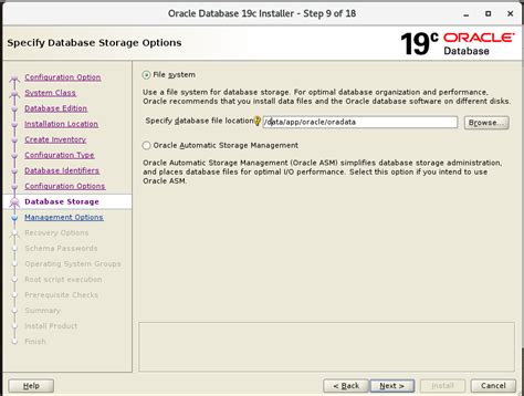 how to install oracle 19c database on oel 7 9