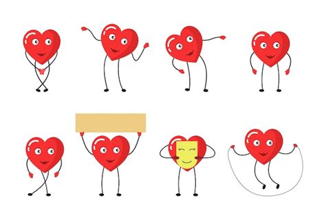 Premium Vector Lovely Human Heart Design Element Valentine S Day Vector Illustration