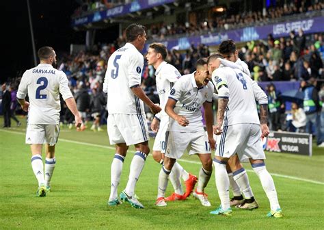 FOOTBALL Supercoupe dEurope le Real Madrid vainqueur de Séville