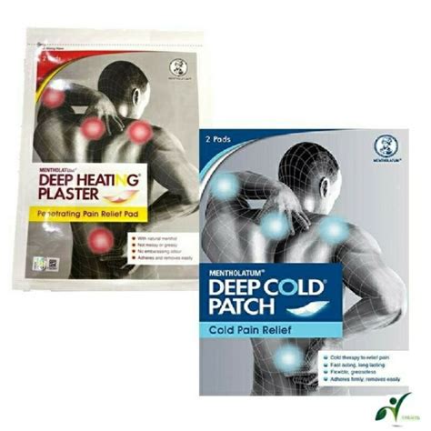 Mentholatum Plaster Deep Heating Plasterdeep Cold Patch 2spack