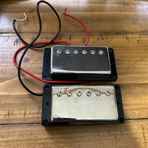 Epiphone Humbucker Pickups 57ch G Chrome Fits Dot Or Les Reverb