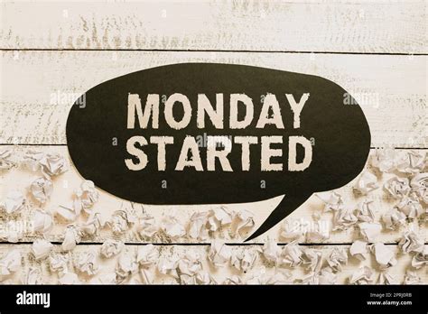 Text Showing Inspiration Monday Startedgetting Ready For New Week Rest