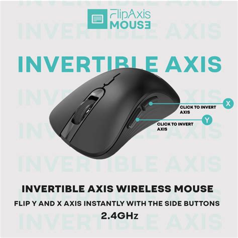 Invertible Mouse Wireless Flip Axis Control For Teleprompter And Meetings Teleprompterpad
