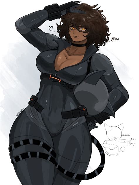Catwoman And Selina Kyle Dc Comics And 1 More Drawn By Kaidekku