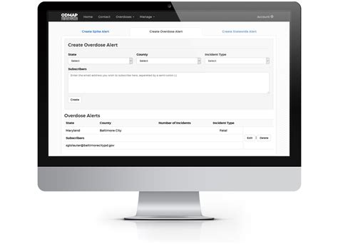 Overdose Detection Mapping Application Program