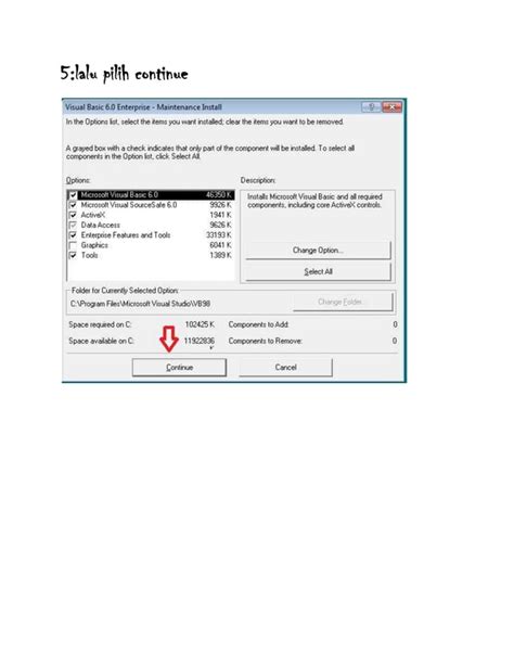Cara Menginstall Visual Basic 6 PDF