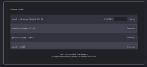 why can t i download the bin file · issue 108 · nomic ai gpt4all chat
