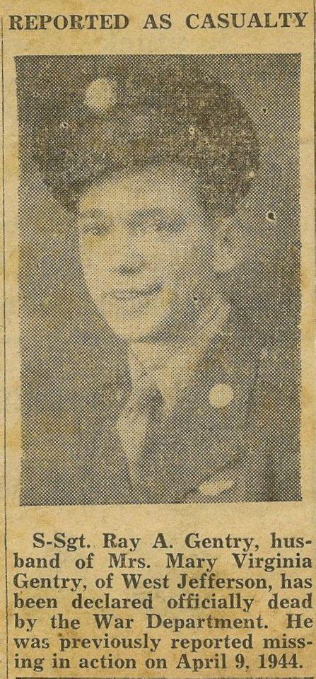 Ssgt William Ray Mooney 1922 1944 Find A Grave Memorial