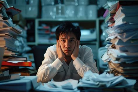 Premium Photo Overworked Person