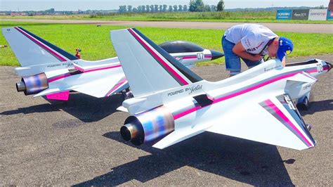 Incredible 2x Chengdu J 10 Elsterjet Rc Turbine Jet Display Flight