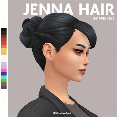 Sims 4 Maxis Match Cc Bun Hairstyles Girls Guys Sims Mods Maxis