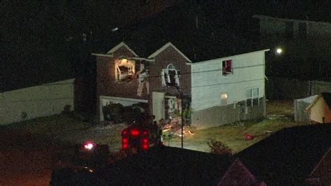 Law Enforcement Uses Equipment To Tear Down Home With Barricaded