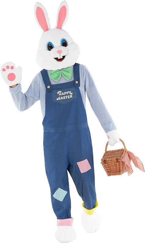 Morph Adult Easter Bunny Head Costume Rabbit Mascot