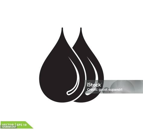 드롭 워터 아이콘 벡터 로고 일러스트레이션 개념에 대한 스톡 벡터 아트 및 기타 이미지 개념 깨끗한 디자인 Istock