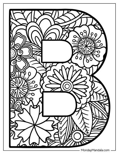 20 Letter B Coloring Pages Free Pdf Printables