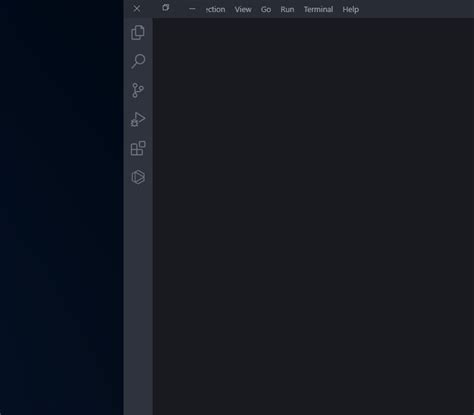 Visual Studio Code Menu Bar Stack Overflow