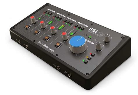 Solid State Logic SSL 12 12 In 8 Out USB Audio Interface Full Compass
