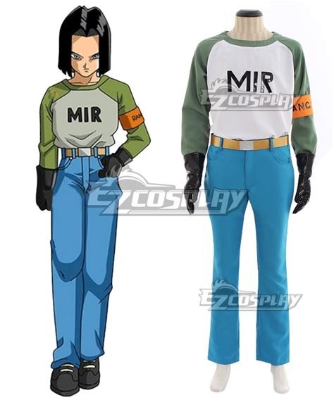 Android 17 Cosplay Costume Flash Sales