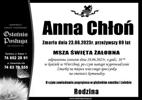 Anna Chłoń Mojaswidnica Pl