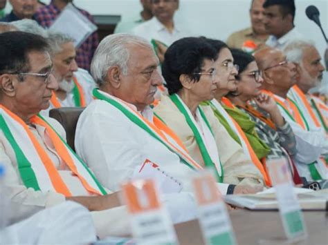 Bhupinder Singh Hooda Will Not Be The Cm Face Of Congress Haryana