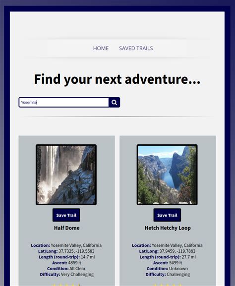 Github Mattsanpedro Hiking Client
