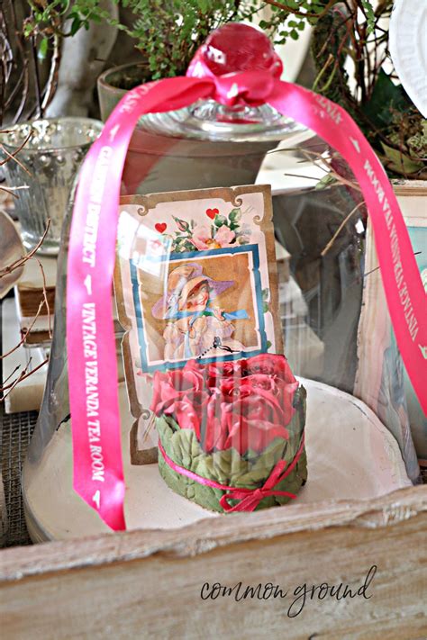 Common Ground Valentine Botanical Farm Table Vignette