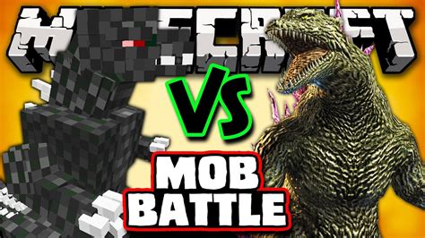 Godzilla Vs Mobzilla Minecraft Batalha De Mobs Orespawn E Godzilla
