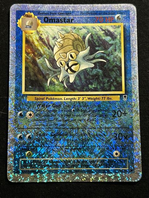Pokémon TCG Omastar Legendary Collection 58 Reverse Holo Uncommon