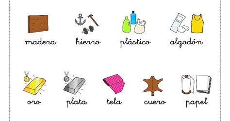 Juegos De Tecnología Juego De Tipos De Materiales Seis Imágenes