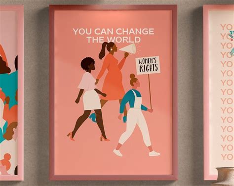 Feminist Poster Feminist Wall Art Feminist Art Print Girl Etsy