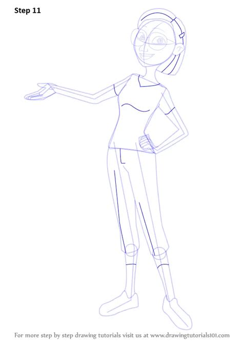 How To Draw Linda Gunderson From Rio Rio Step By Step