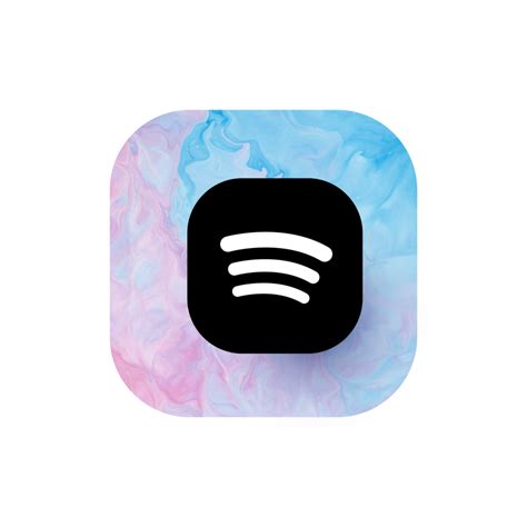Spotify App Icon With A Pink And Blue Swirl 57587895 Png