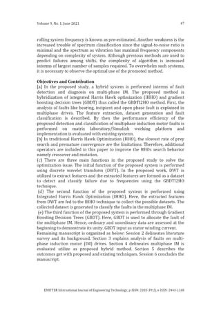 Bearing Incipient Open Phase Fault Detection And Diagnosis Of Multi