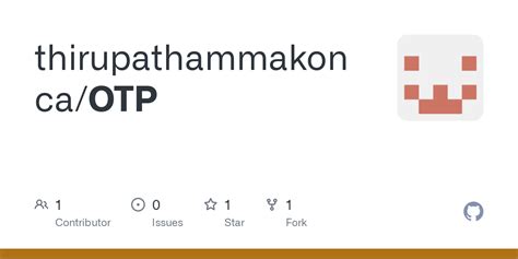 Github Thirupathammakoncaotp